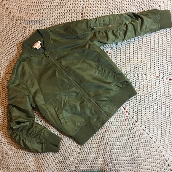 Mossimo Supply Co. | Jackets & Coats | Mossimo Green Bomber Jacket Zip ...